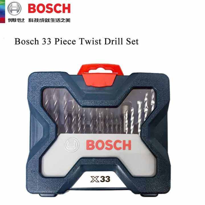 Bosch 33 pcs pieces X-Line Set Mata Bor + Mata Obeng Variasi / Bosch Xline Set 33pcs | Lazada ...