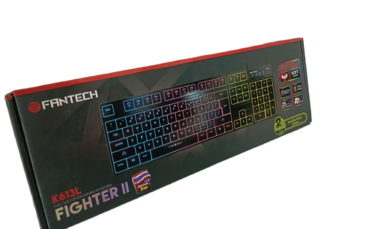 คีบอร์ดคอม FANTECH รุ่น K613L Gaming Keyboard ราคาถูกๆคุณภาพดี | Lazada ...
