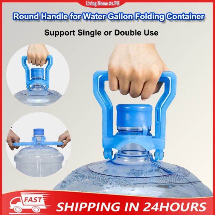 Round Handle for Water Gallon Barrel Folding Container Bucket Lifter ...