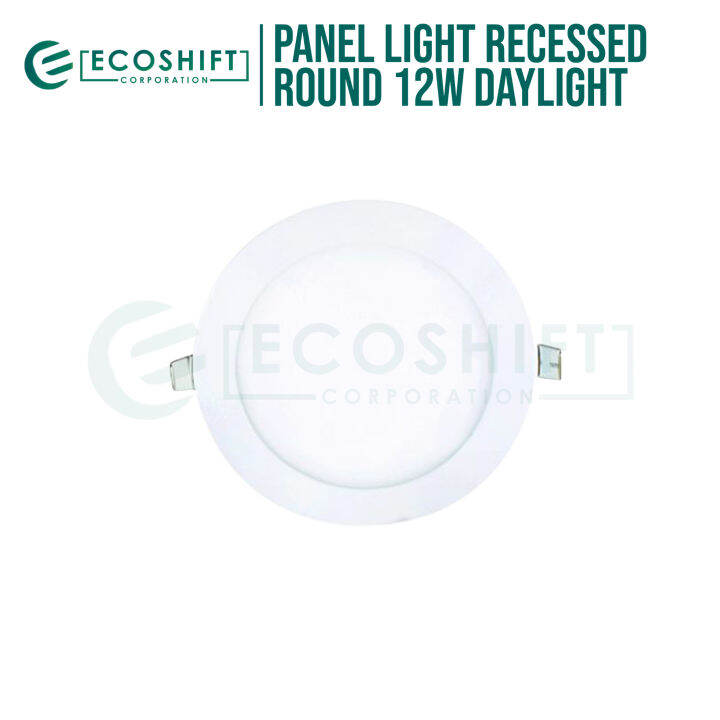 Ecoshift 12W Recessed Type Round LED Panel Light Daylight | Lazada PH