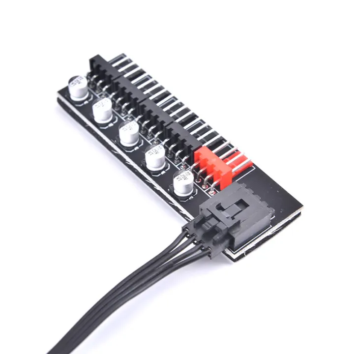 PC Fan Hub Splitter Speed 5 Port Controller Adapter for 4 Pin PWM Cooling Fan | Lazada PH