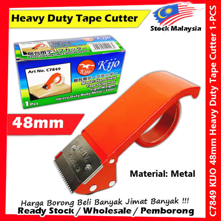 48mm Metal Steel Tape Cutter / 48mm Opp Metal Steel Tape Dispenser # ...