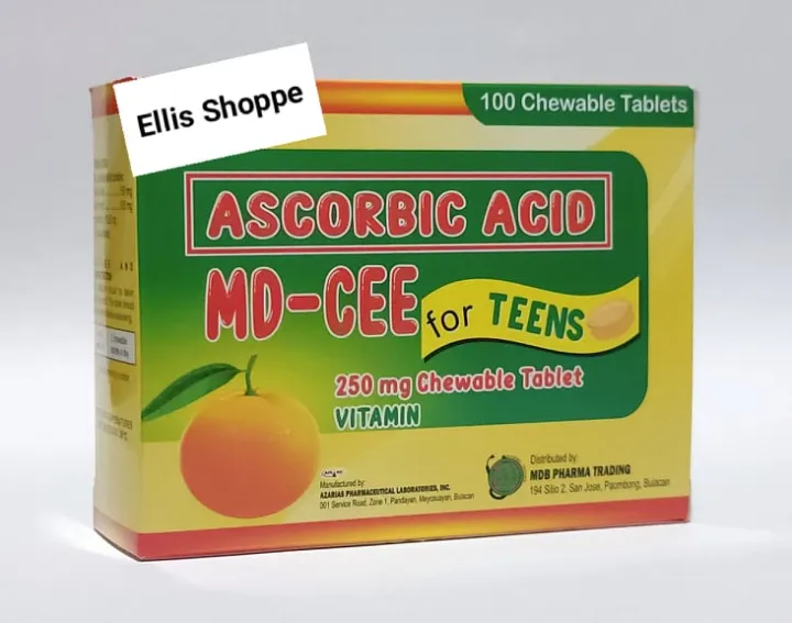 MD-CEE FOR TEENS ( 13-19 YEARS OLD) Ascorbic Acid 250mg for Teens ...