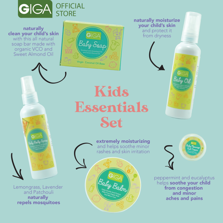 GIGA Kids Essential Set - 5pcs | Lazada PH
