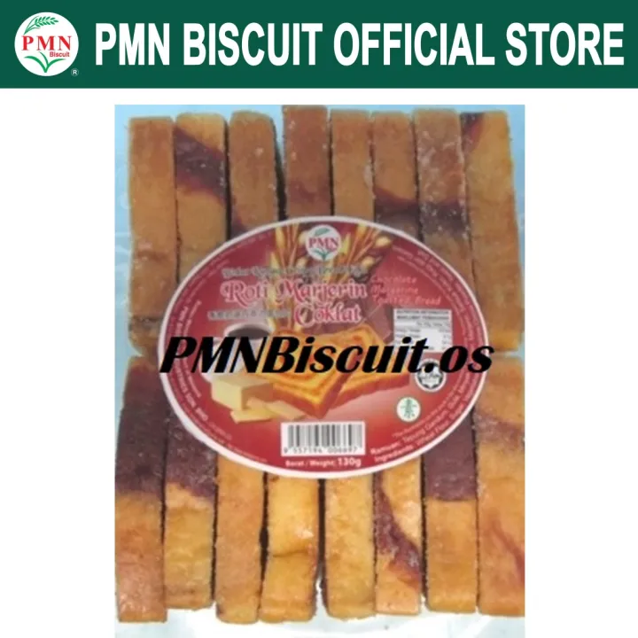 130g Roti Marjerin Coklat Roti Kok Bergula / Margarine Toasted Bread ...