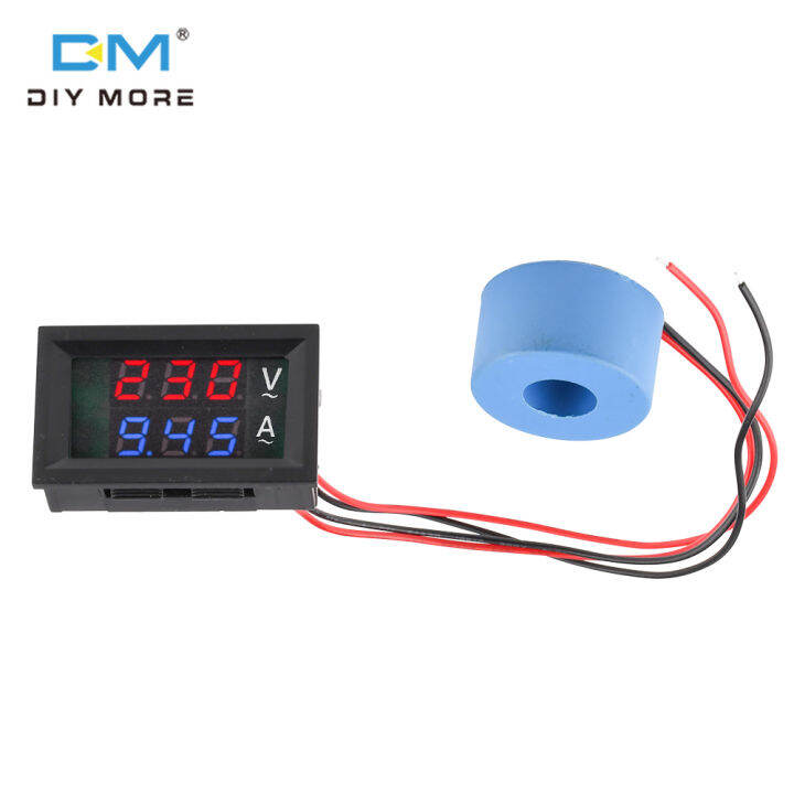 diymore AC 50-500V Digital LCD Voltmeter Ammeter 10A 50A 220V Voltage ... diymore AC 50-500V Digital LCD Voltmeter Ammeter 10A 50A 220V Voltage ...