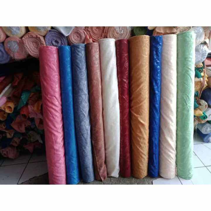 kain polymicro per 100cm x 240cm motif embos murah lembut | Lazada ...
