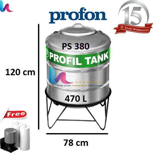 Tangki Air Stainless Profil Tank PS 380 PROFON Tandon Air / Toren Air ...