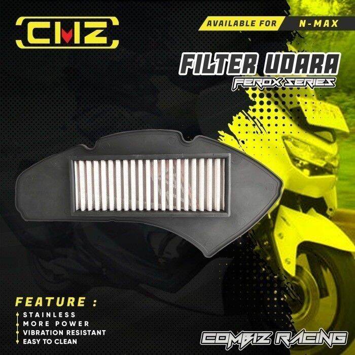 Filter Udara NMAX OLD Stainless Steel 45 MIKRON - CMZ Racing | Lazada ...