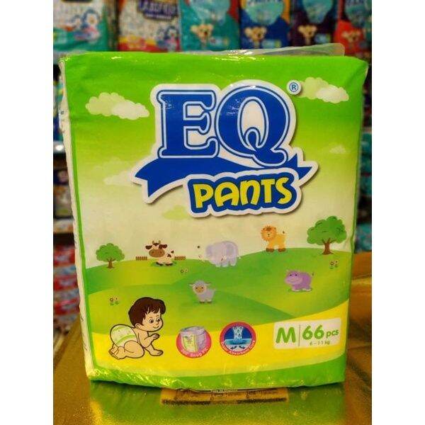 EQ Pants Medium 66pcs baby diaper | Lazada PH