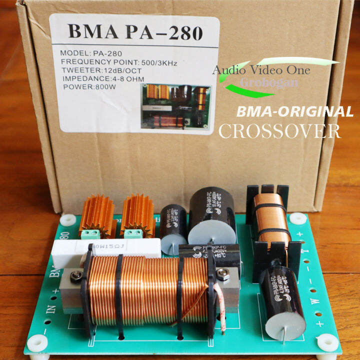 Crossover BMA PA 280 Original Panel Crosover 2 Way TW Power 800 Watt ...