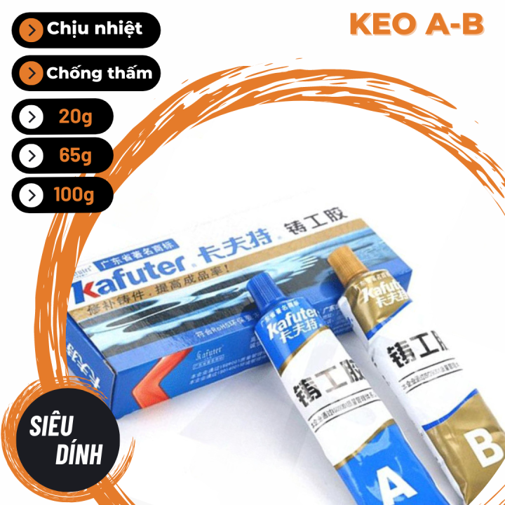 Keo AB Siêu Dính Kafuter K-9119 Chịu Nhiệt Chống Thấm Độ Bền Cực Tốt 100g | Lazada.vn