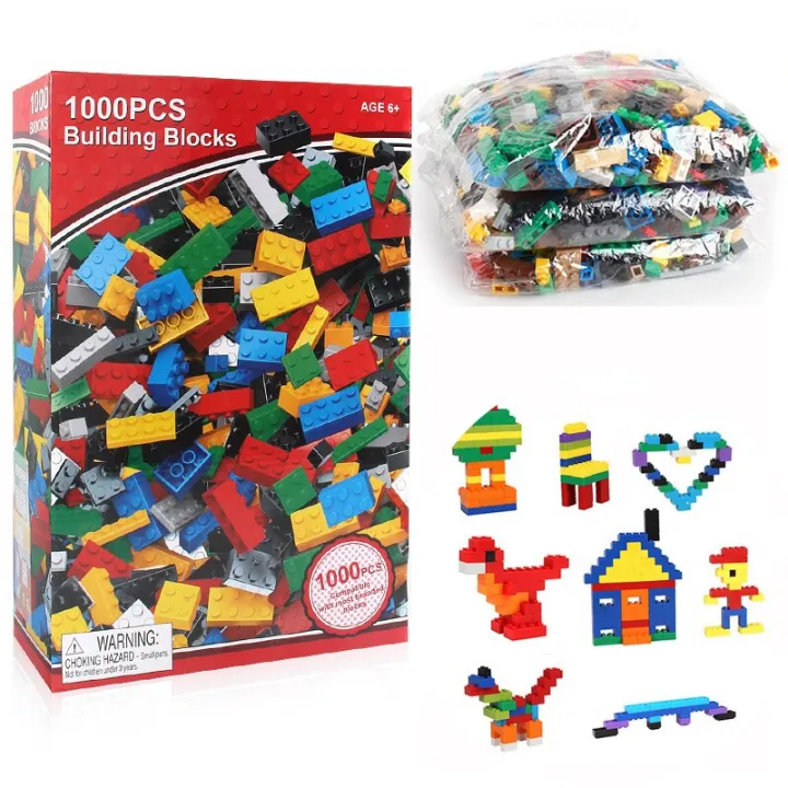 Mainan Anak Brick / Balok 1000pcs / Bulding blocks 1000pcs | Lazada ...