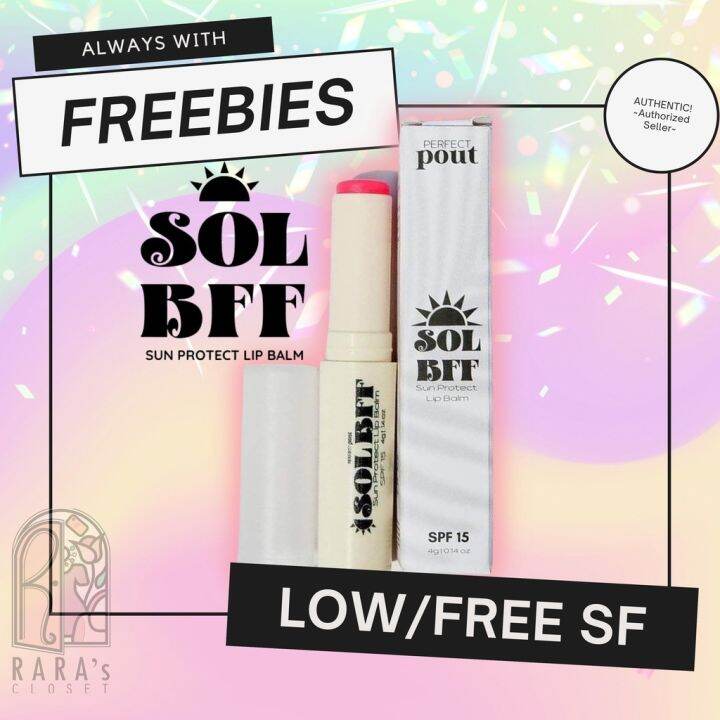 Perfect Pout SOL BFF Sun Protect Lip Balm SPF 15 ！！！！！！！ | Lazada PH