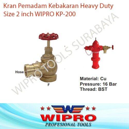 Kran Hidran Hydrant Valve Pemadam 2 Inch Tembaga WIPRO KP200 KP-200 | Lazada Indonesia