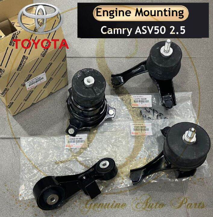 (100% ORIGINAL) TOYOTA CAMRY ASV50 2.5 ENGINE MOUNTING SET 12363-0V140 ...