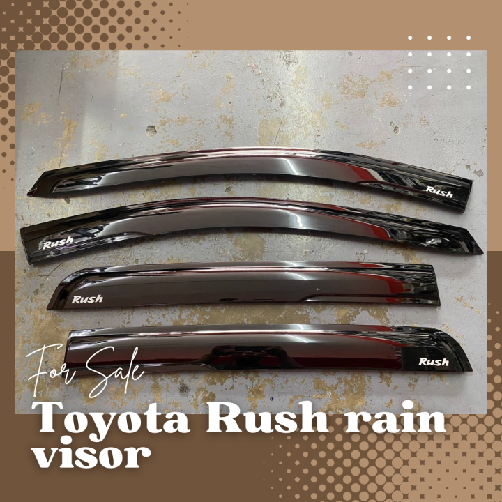 Toyota Rush Rain Visor Window Guard 2016-2023 Accessories Oto Klasiko ...