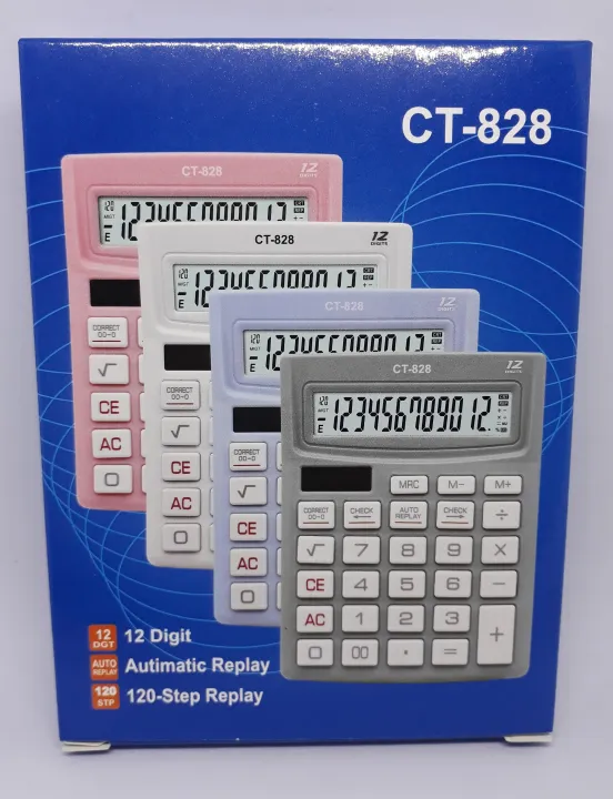 kalkulator calculator dagang 828 wrna | Lazada Indonesia