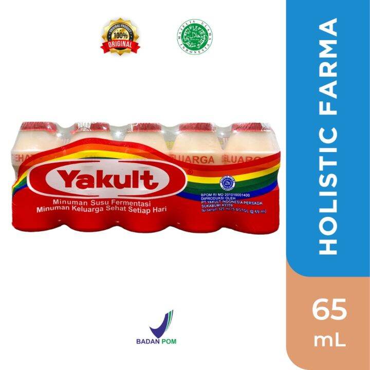 Yakult Minuman Sehat Isi 5 Botol @65 mL | Lazada Indonesia