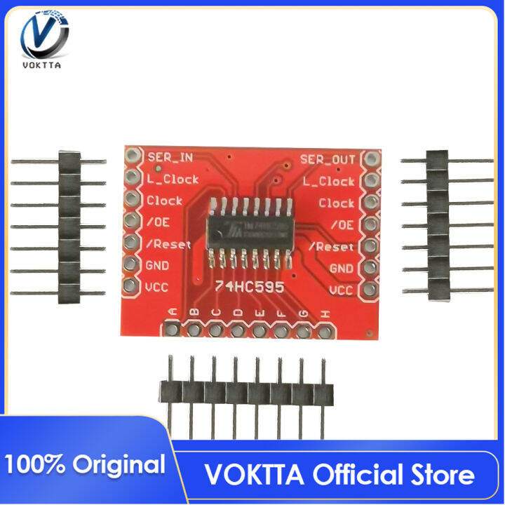 DC3.3-5V VOKTTA Nguyên Bản Mô Đun Mở Rộng 74HC595, Thanh Ghi Ca | Lazada.vn
