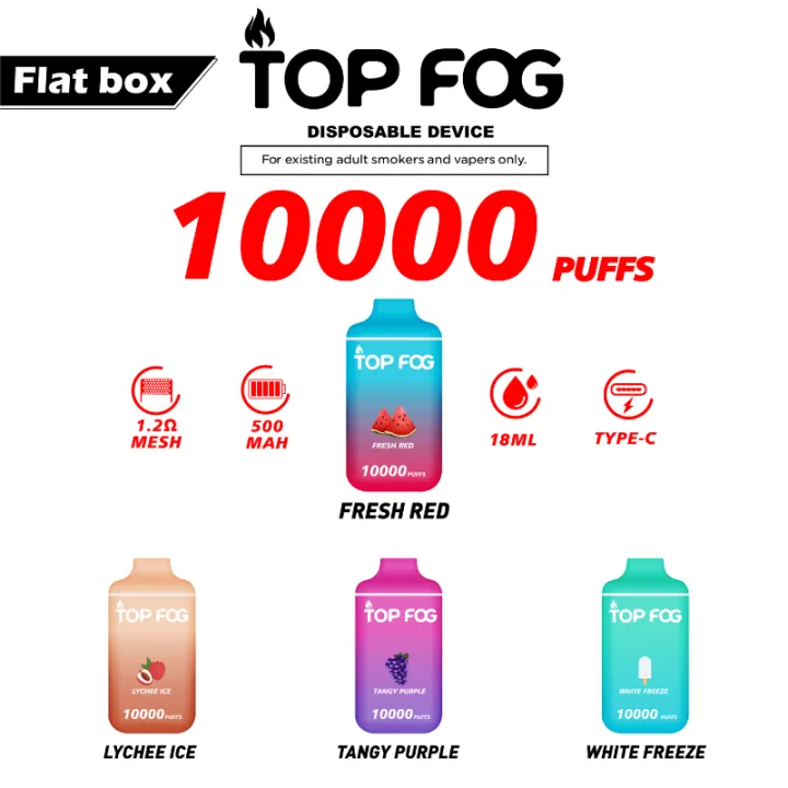legal topfog Flat box 10000 pufs Lychee ICE | Lazada PH