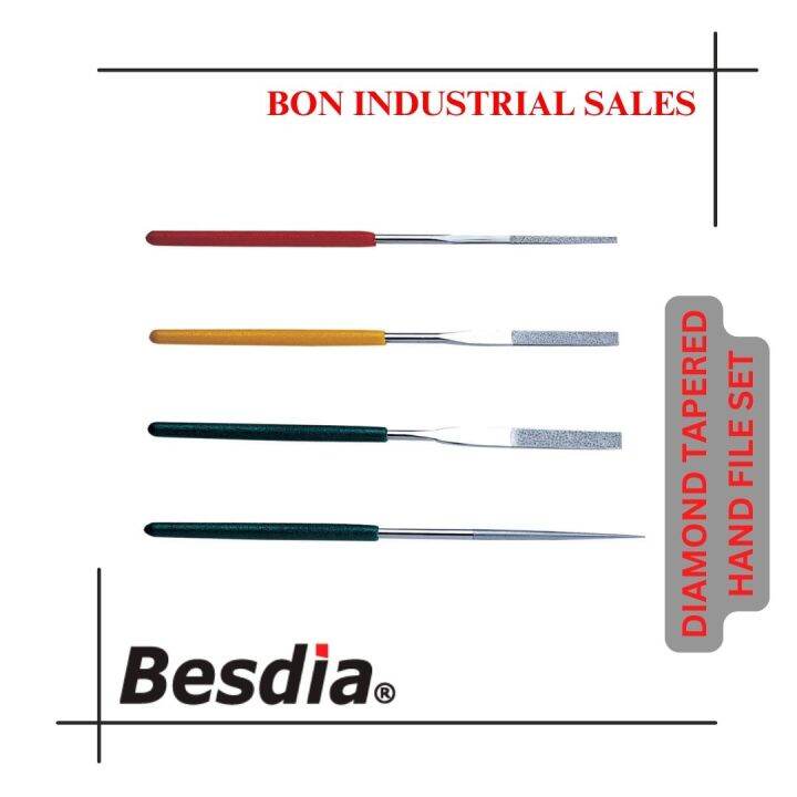 Besdia Diamond Tapered Hand File 10-pc Set | Lazada PH