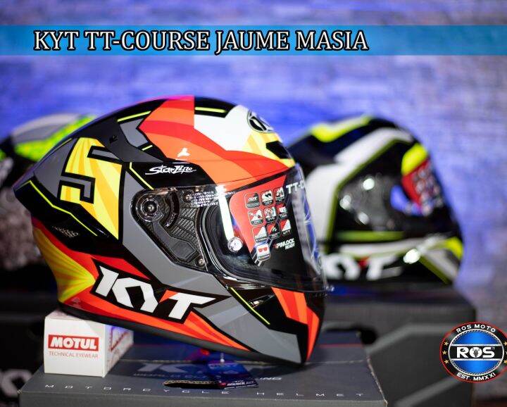KYT TT-COURSE FULL FACE HELMETS Authentic | Lazada PH
