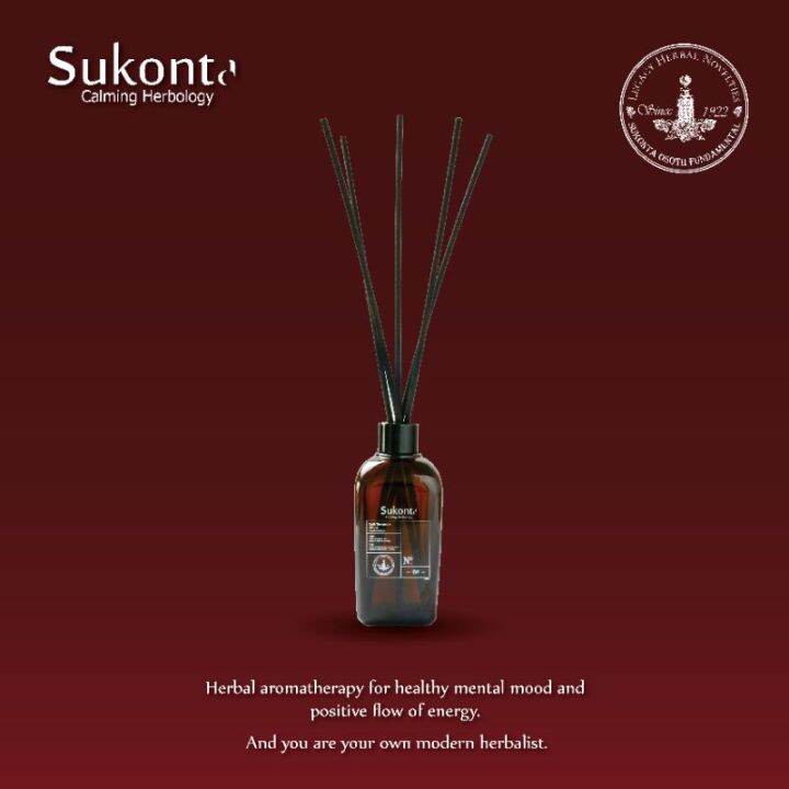 SUKONTA Botanic Series Reed Diffuser ก้านไม้หอมปรับอากาศรวมกลิ่นผลไม้ ...