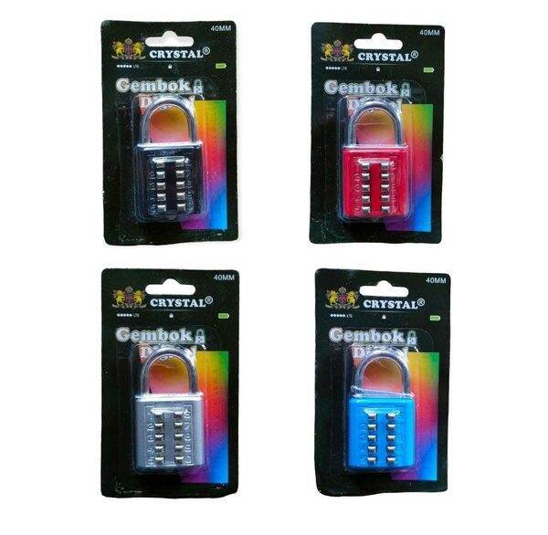 gembok angka CRYSTAL DIGITAL LOCK | Lazada Indonesia