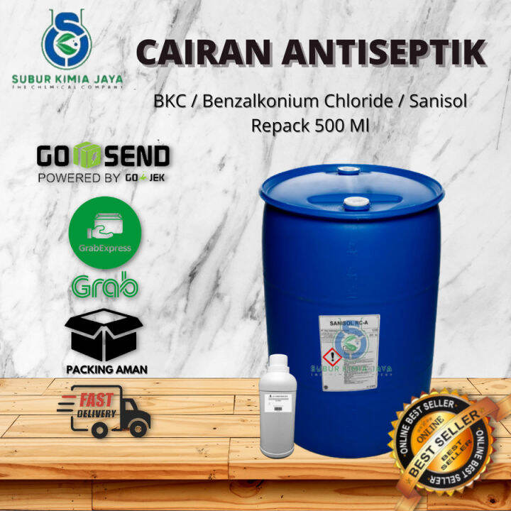 Benzalkonium Chloride / BKC / Sanisol 500 Ml / Anti Bakteri / Cairan Antiseptik | Lazada Indonesia