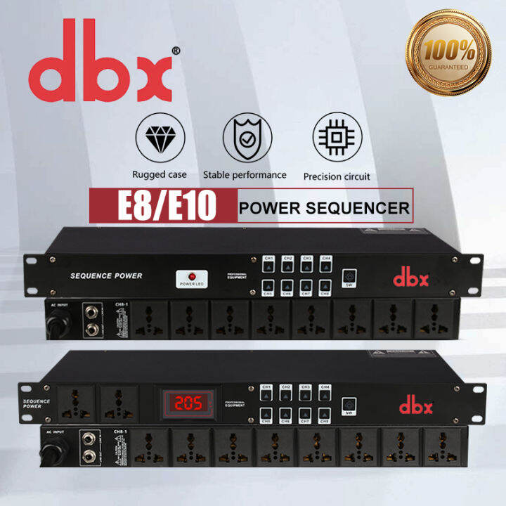 DBX E8 E10 Crossover 2-Way E8 E10 Crossover 2-Way Stereo 2-Way Mono 3 ...