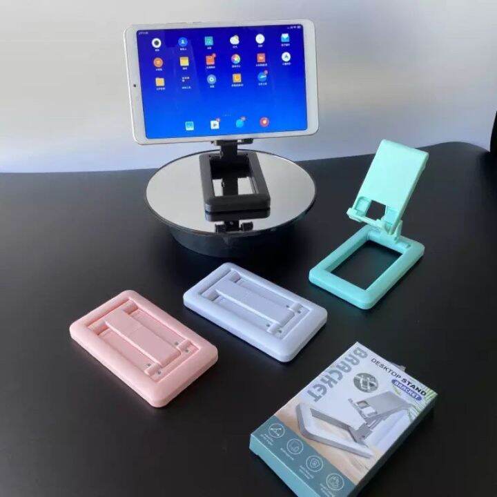 💕 Mobile phone tablet stand Foldable lift adjustable charging lazy ...