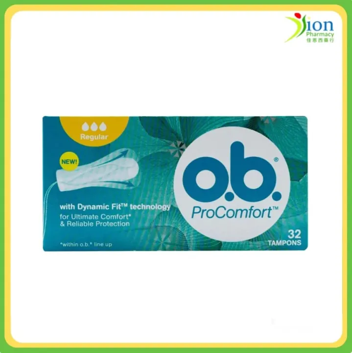 O.B. PRO COMFORT REGULAR TAMPON 32S | Lazada