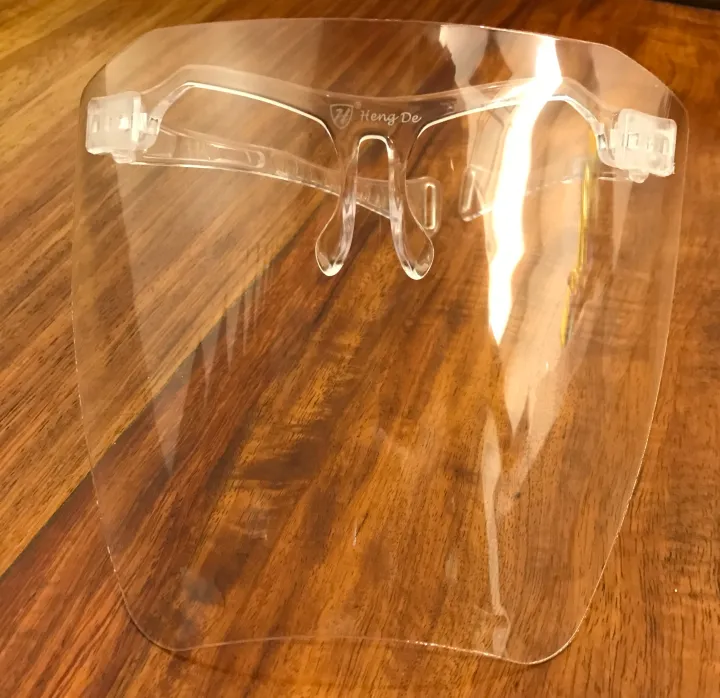 FULL ACRYLIC FACE SHIELD CLEAR /CLEAR ACRYLIC FACE SHIELD/ FULL FACE ...
