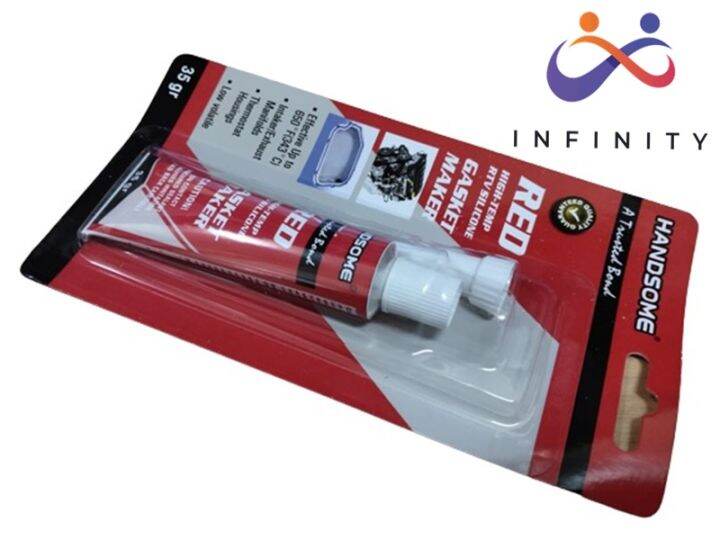 LEM RED SILICONE 30gr LEM GASKET MERAH LEM PACKING KECIL - Infinity ...