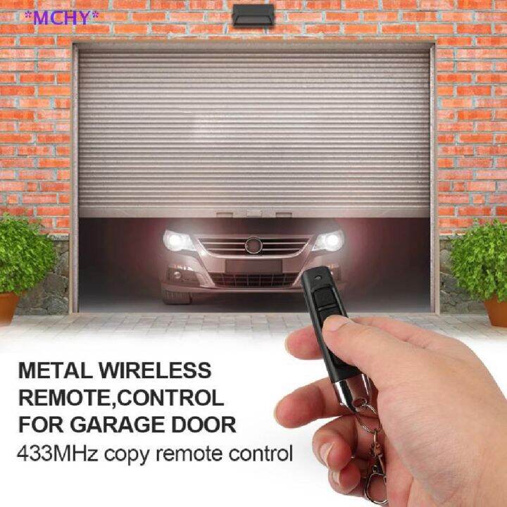 MCHY Universal 433MHZ Remote Control 4 Channe Garage Gate Door Opener Remote Control Duplicator ...
