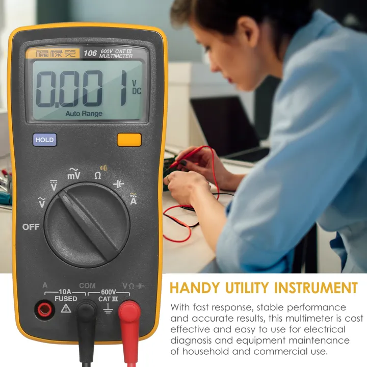 FLUKE 6000 Counts Mini Palm-sized Multimeter Digital Multimeter ...
