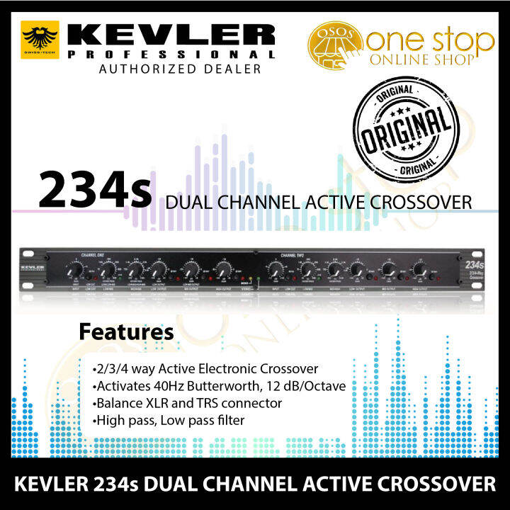 Kevler 234s Dual Channel Active Electronic Crossover 234 way •OSOS ...