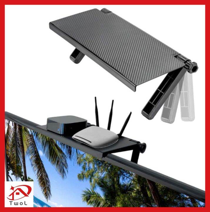 TwoL TV Top Shelf Computer Screen Topper Storage Computer Monitor Top ...