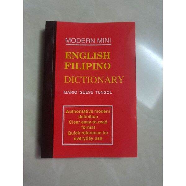 Modern Mini English Filipino Dictionary By: Tungol | Lazada PH