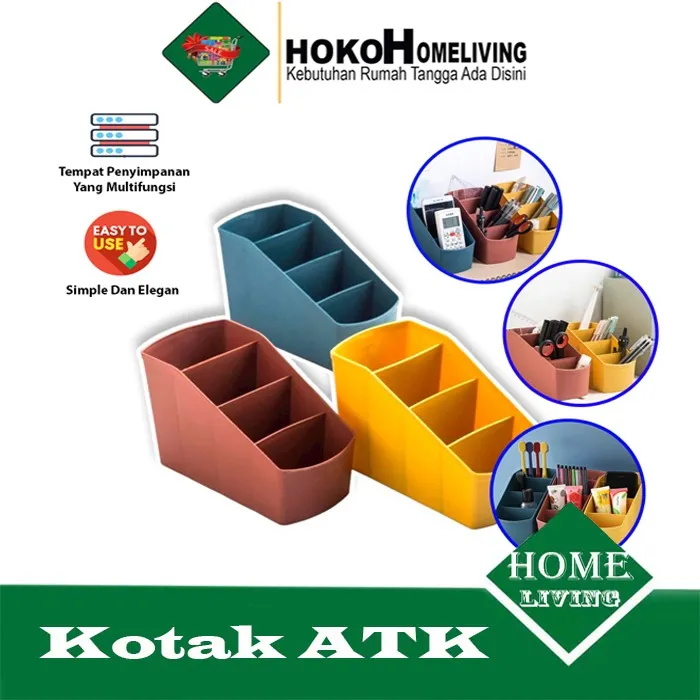 HOKO Rak Meja Kantor / Kotak ATK / Kotak Penyimpanan Alat Tulis Pena ...