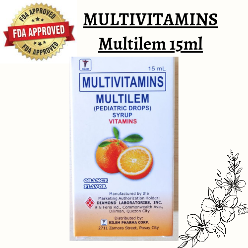 MULTIVITAMINS SYRUP FOR KIDS Multilem 60ml | Lazada PH