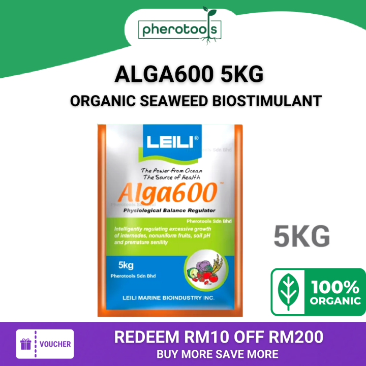 5KG LEILI ALGA 600 - Organic Seaweed BAJA ORGANIK biostimulant ...