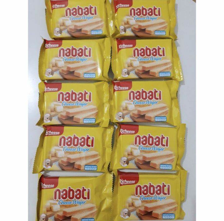 Lốc 10 gói bánh xốp Nabati 17g | Lazada.vn