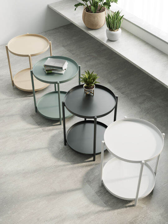 Nordic Small Coffee Table Simple Modern Mini Bedroom Bedside Table ...