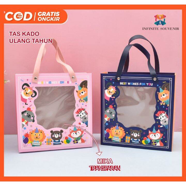 Gift Box Bag dengan Drawer / Paper Bag Box Ulang Tahun / Box Souvenir ...