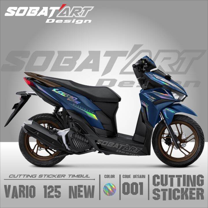Cutting Sticker Vario 125 NEW 2023- Aksesoris Motor Stiker Honda Vario New Schotlite Cutting ...