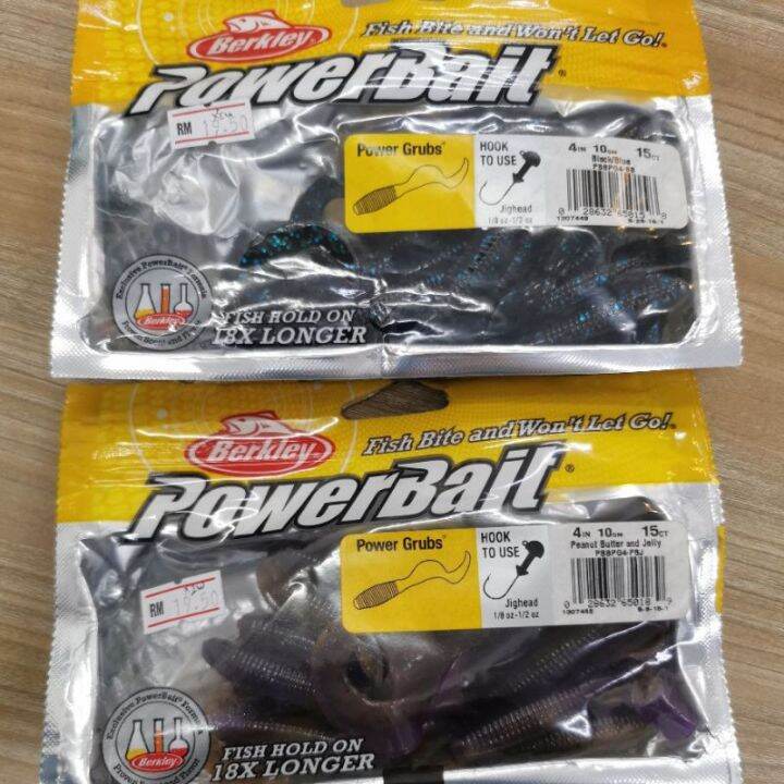Berkley Power Grubs 4 inch Power Bait | Lazada