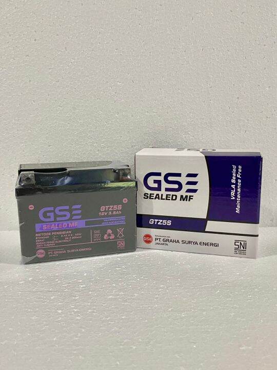 Aki Motor Honda Spacy GTZ5S GS Accu Kering MF | Lazada Indonesia