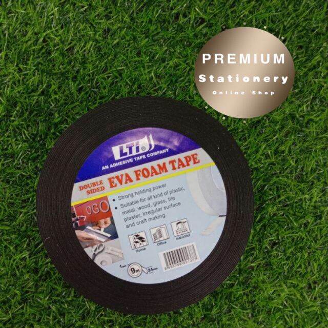 Double Sided Eva Foam Tape (9 meter) / Double Sided Tape Tebal / Double ...